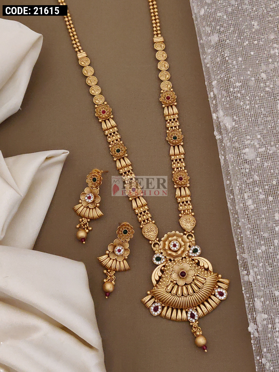 Brass Gold-plated Jewel Set
